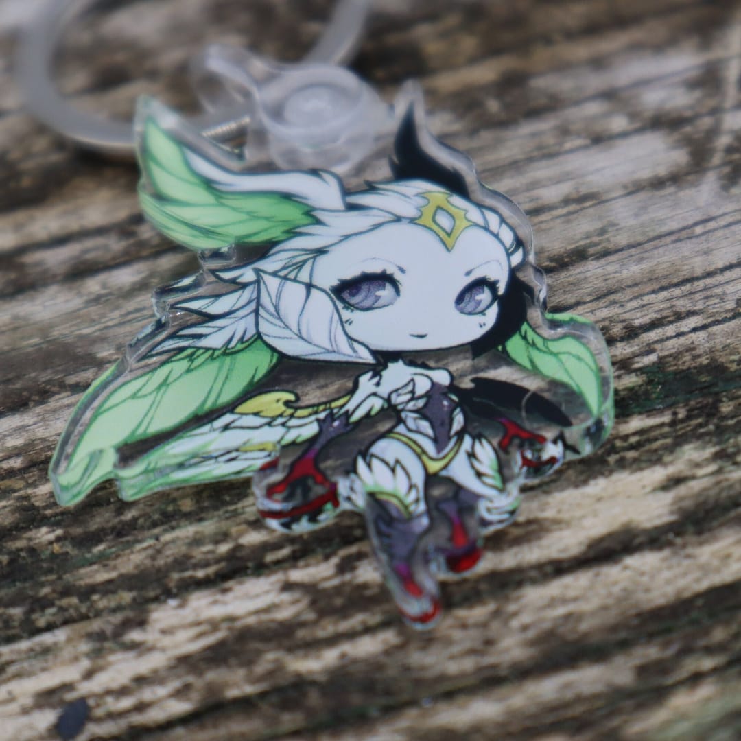 Acrylic KEYCHAIN Cute Chibi Primal Garuda Summon Minion Pet Final ...