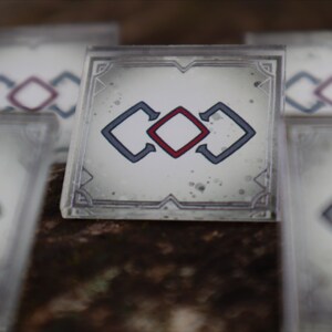 Acrylic PIN (1.25") - Garlemald Garlean Empire Flag "nos Summus Manus ...