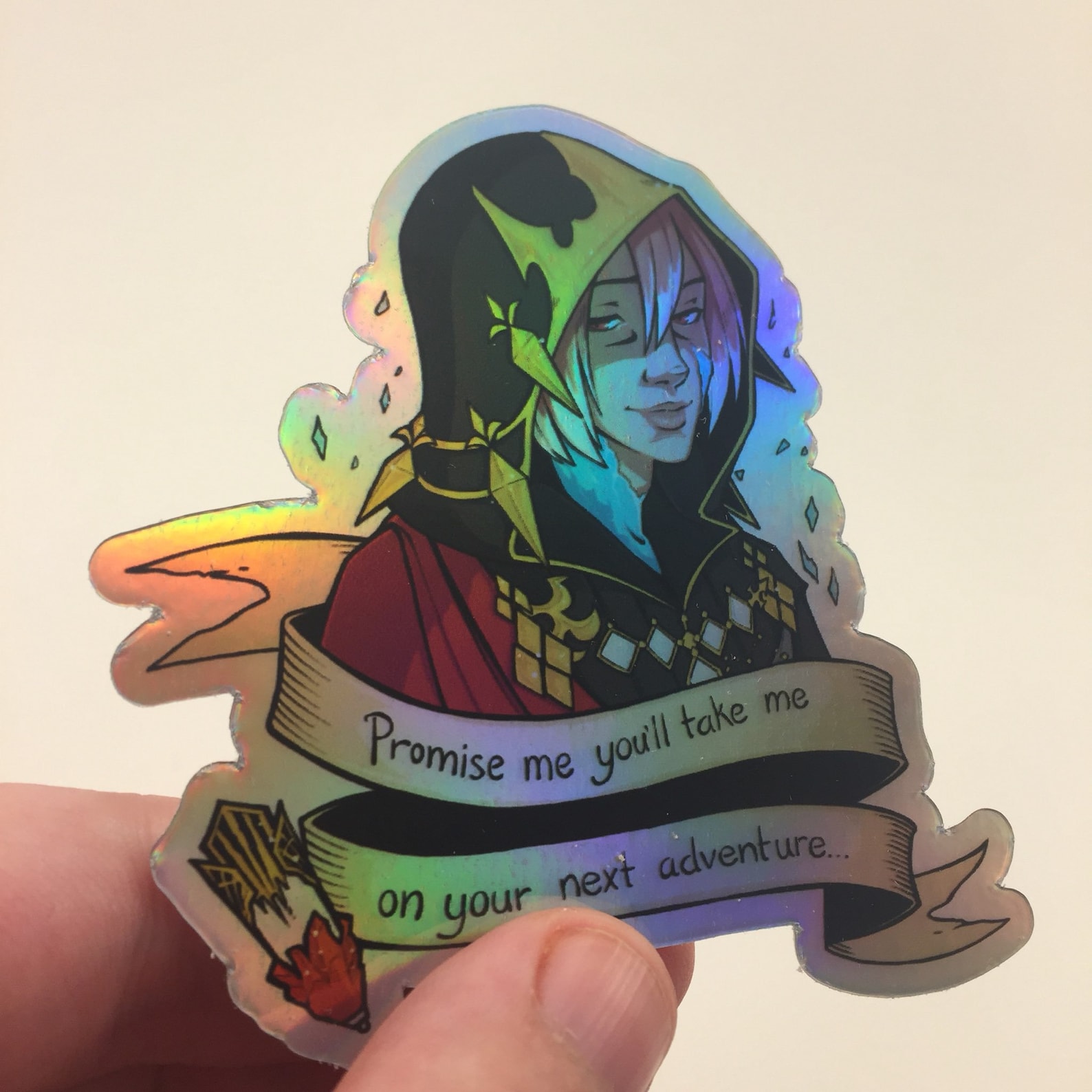 Holo-sticker 3 FFXIV Final Fantasy XIV Crystal | Etsy