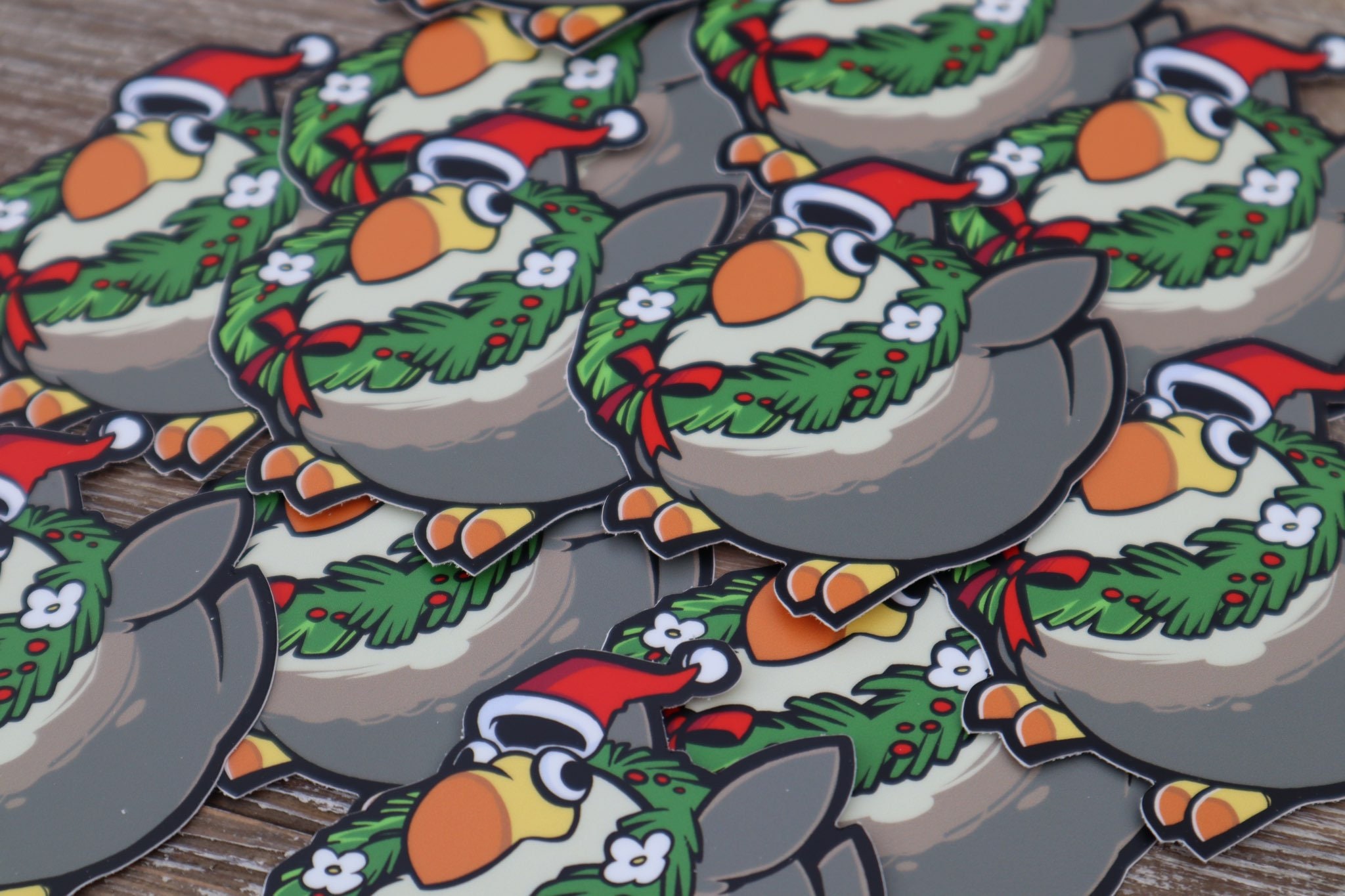 STICKER (3") - Chibi Christmas Holiday Dodo Birb FFXIV Final Fantasy 14 ...