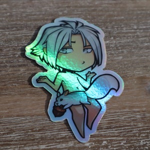 Holo-sticker (3") - Adorable Chibi Thancred Naked Nutkin Shadowbringers ...