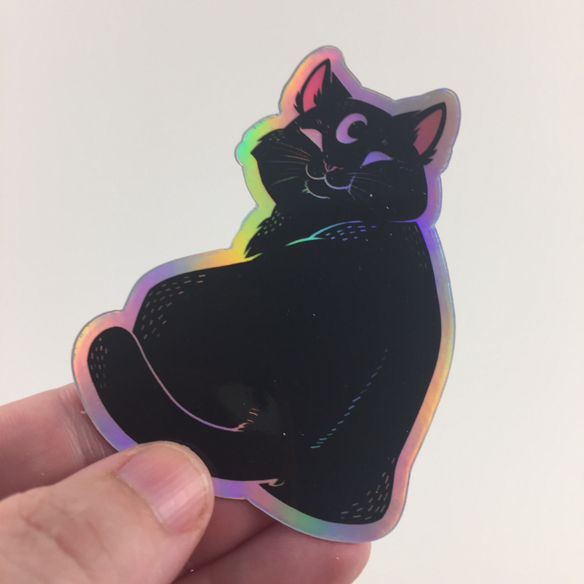 Holo-stickers 3 Holo Chrome Holographic Halloween | Etsy