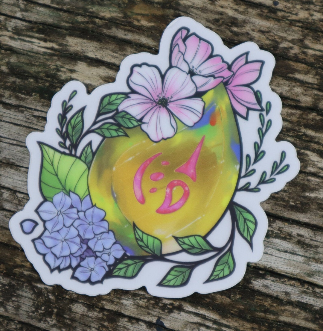 CLEAR STICKER 3 Pictomancer Pct Jobstone Floral Sticker FFXIV Final ...