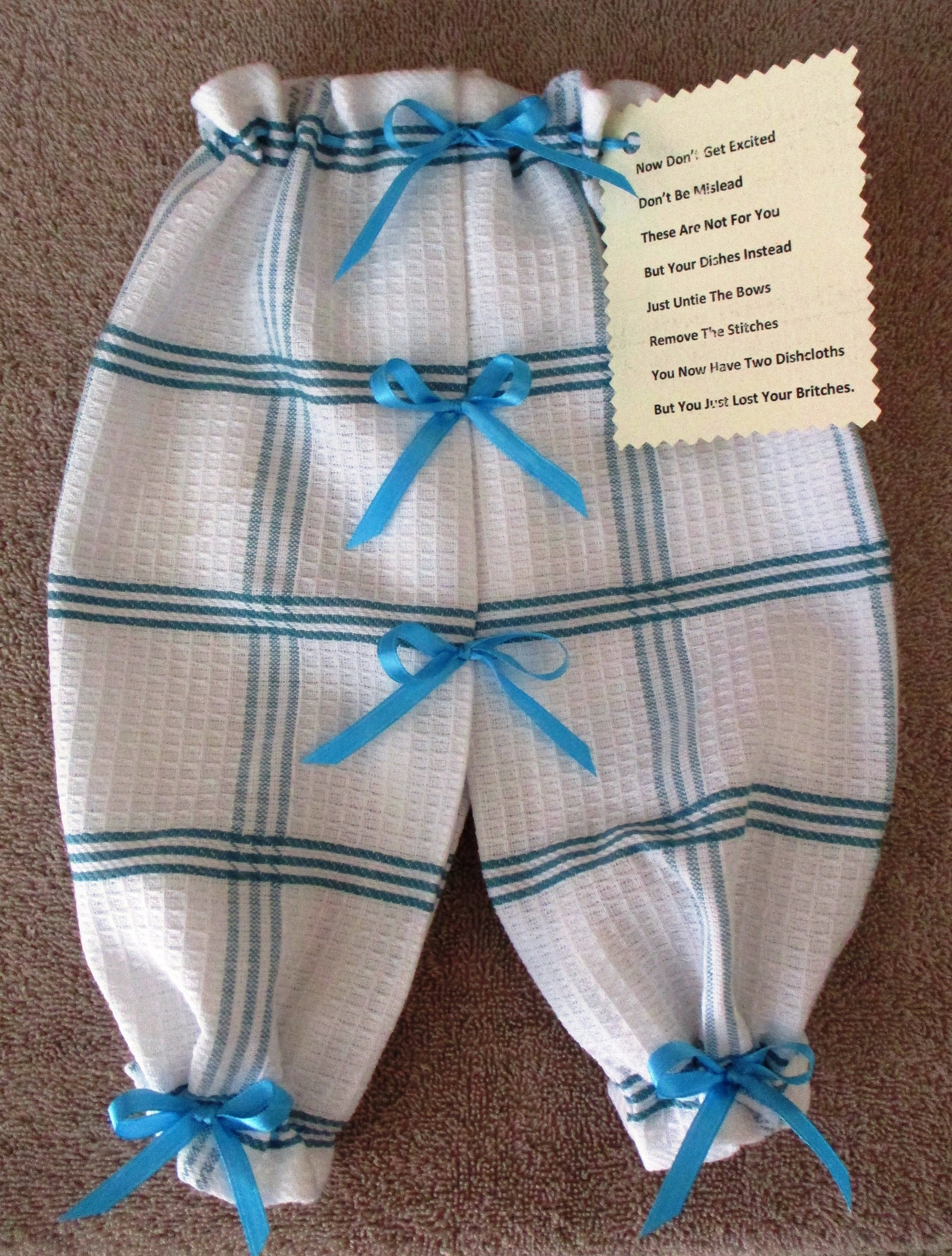 KITCHEN Britches~woven Dishcloths~wall Decor~poem~functional~decorative ...