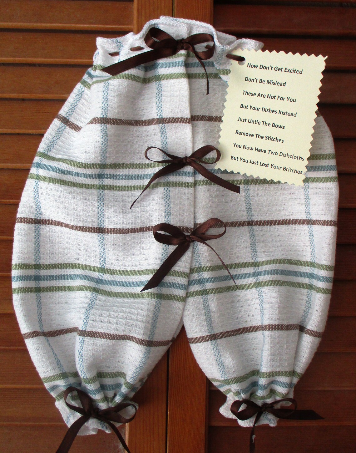 KITCHEN Britches~woven Dishcloths~wall Decor~poem~functional~decorative ...