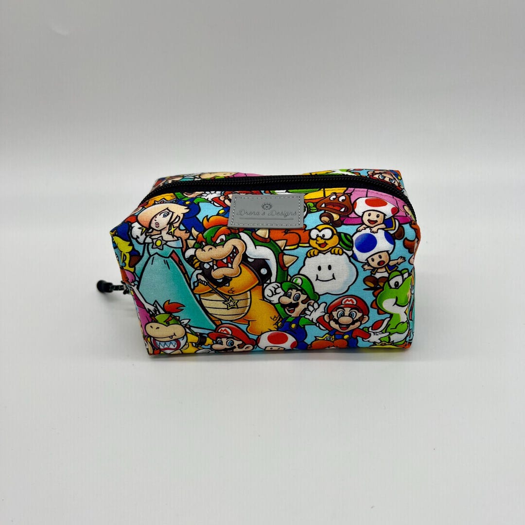 Medium Boxy Pouch Made With Mario Bros Fabric. - Etsy