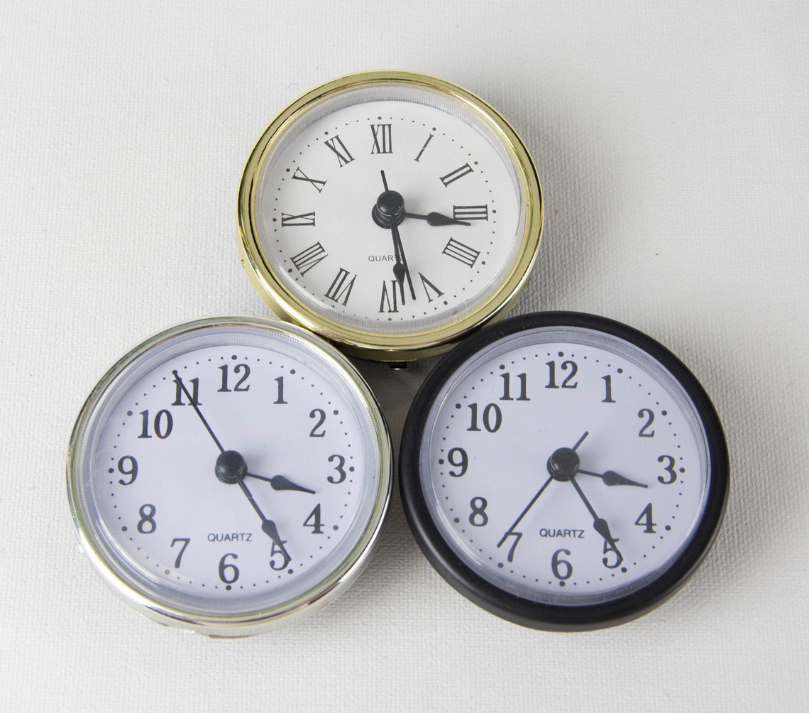 20x 2-1/2 65mm QUARTZ Clock Fit-up/inserts fits - Etsy