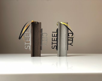 Pittsburgh Pa Area Code 412 Ornament: Pittsburgh Steel City - Etsy