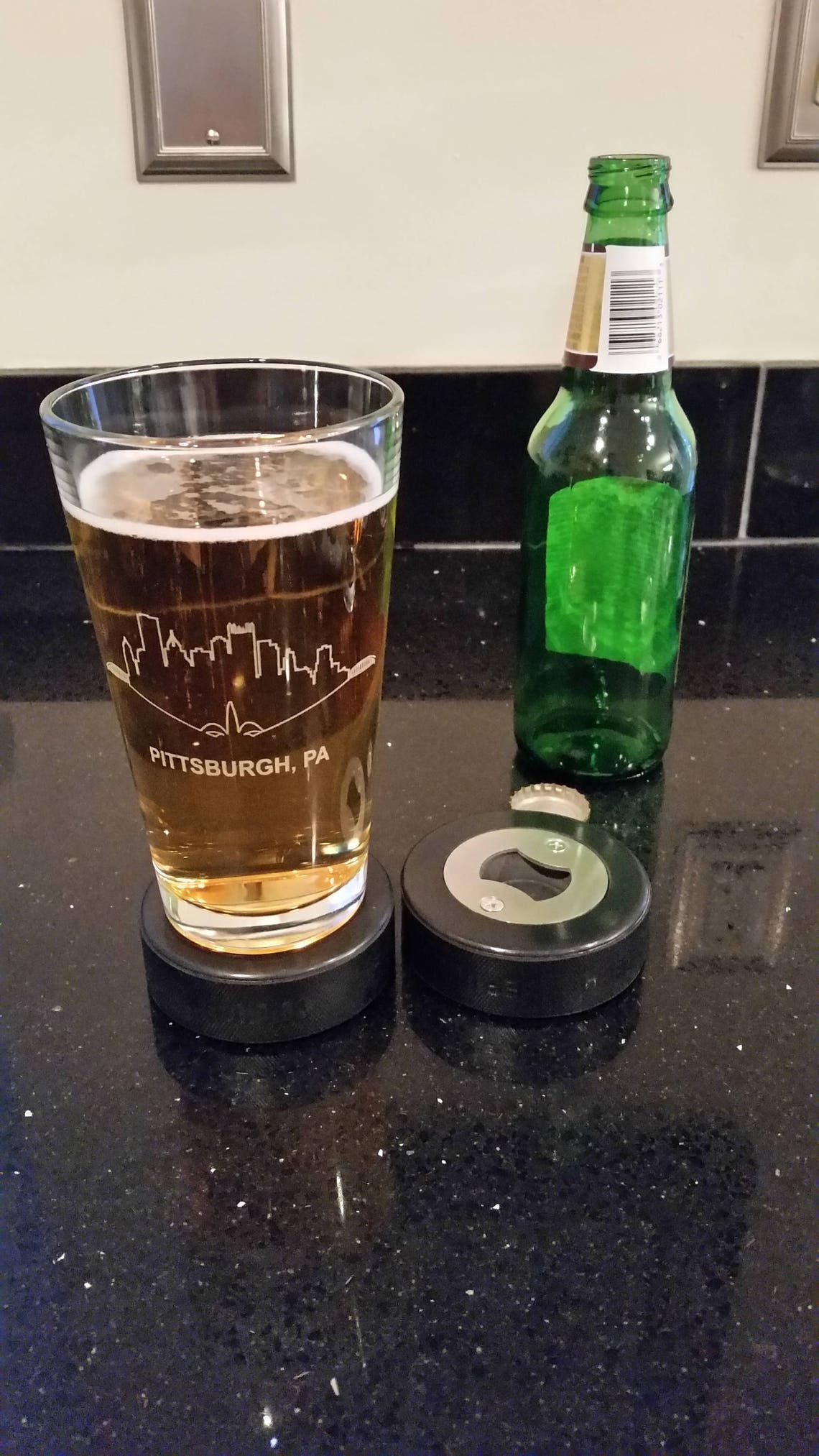 Hockey Puck Bottle Opener puck Off - Etsy
