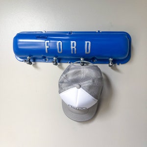 Repurposed 1950’s 352 V8 Valve Cover Coat Rack Hat Rack Man Cave - Etsy