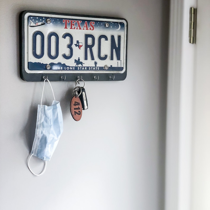 License Plate Key Hanger - Etsy