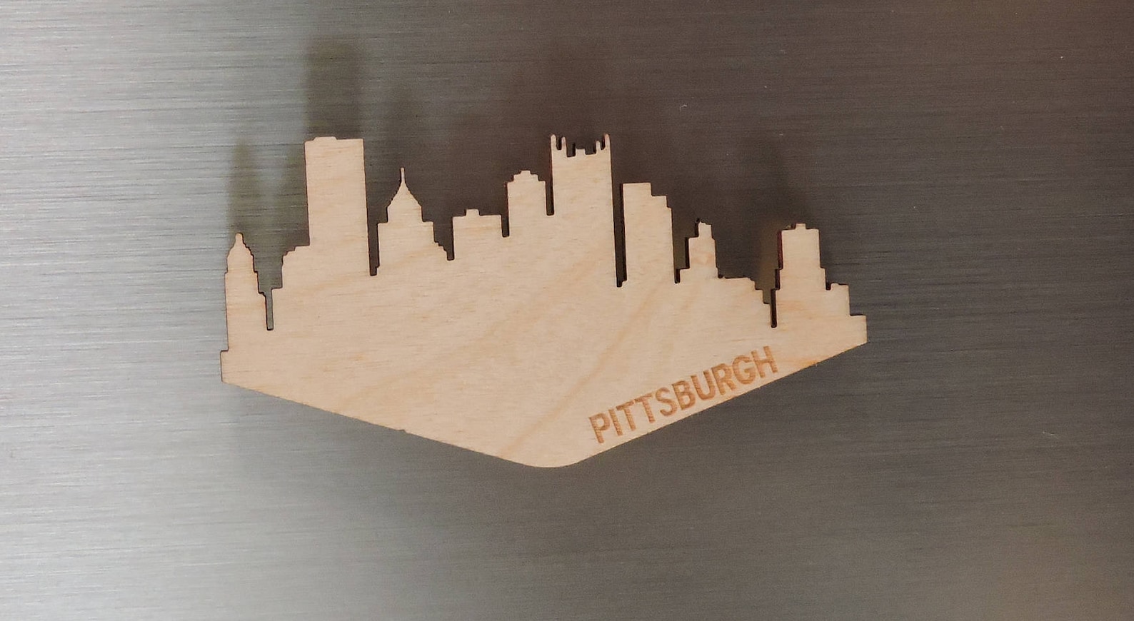 Pittsburgh Skyline Magnets - Laser Engraved - Etsy