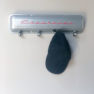 Repurposed Valve Cover Spark Plug Hat/coat Rack - Etsy