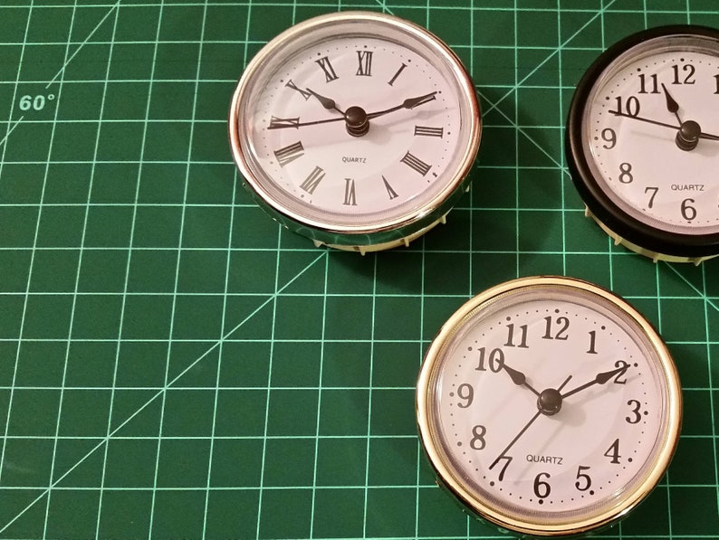 20x 2-1/2 65mm QUARTZ Clock Fit-up/inserts fits | Etsy