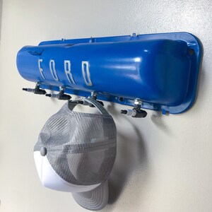 Repurposed 1950’s 352 V8 Valve Cover Coat Rack Hat Rack Man Cave - Etsy