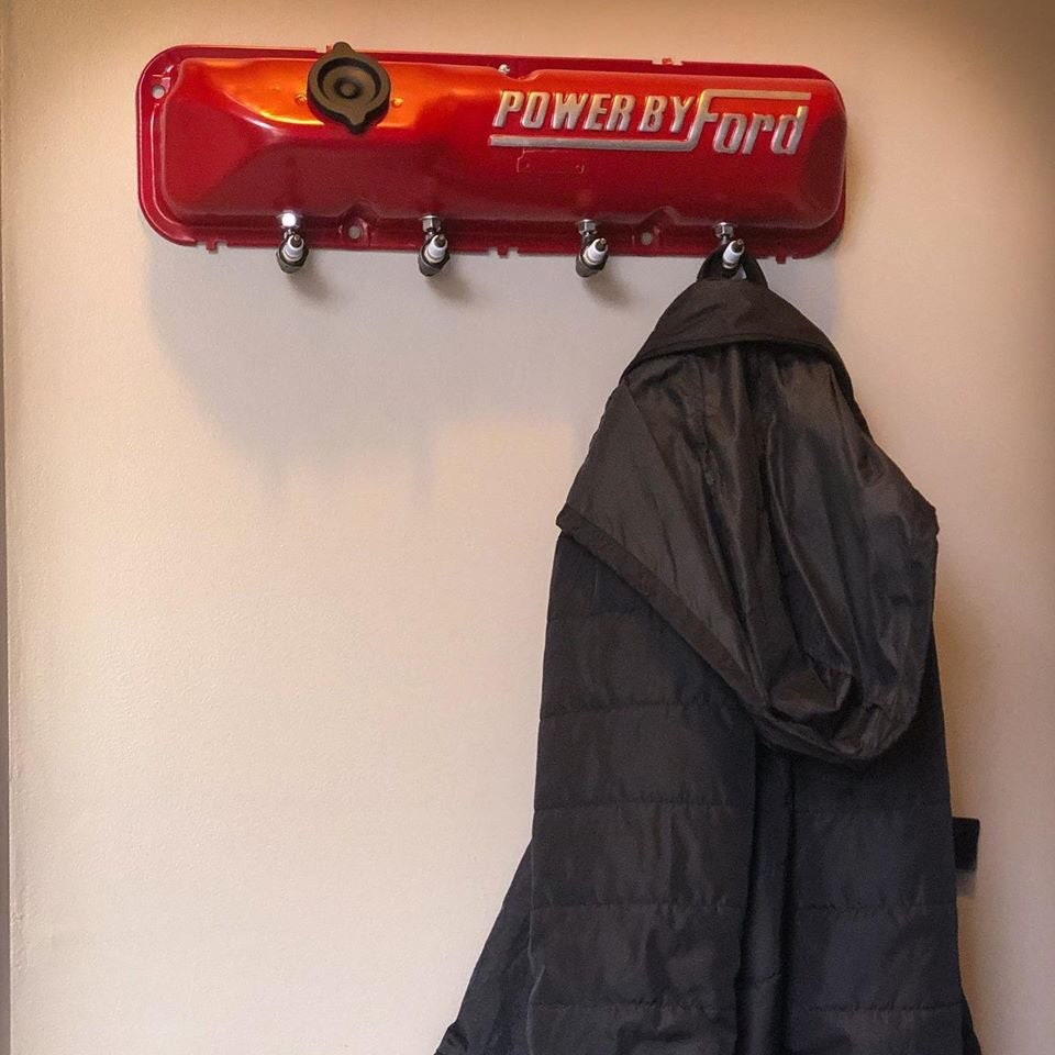 Repurposed Valve Cover Spark Plug Face Mask Coat Hat and - Etsy