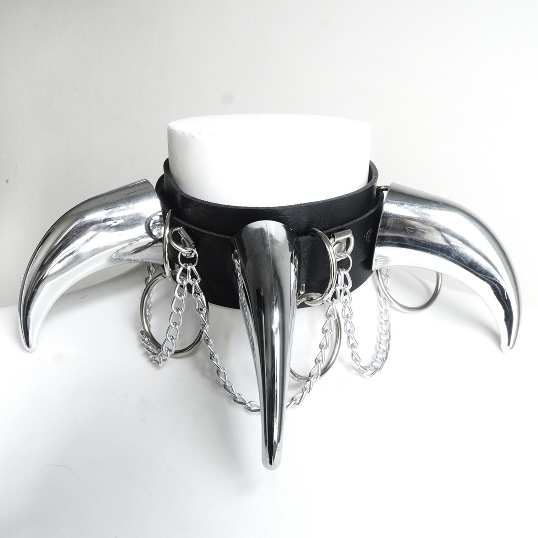 WEREWOLF COLLAR (SAMPLE) Chunky Choker With Huge Claw Spikes & Large ...
