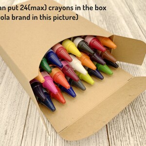 Neutral Colors Crayon Boxes / Mini Favor Box/ Wedding Favor Box/ Gift ...