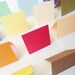 2x2 3x3 4x4 5x5 Inch Colorful Square Fold Cards/ Blank Craft Cards ...