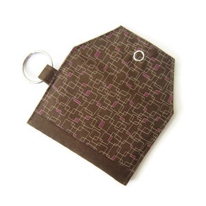 Mini Key Chain Wallet/ Simple ID Key Chain Pouch / Business Card Holder ...