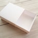 3 X 3 White Slide Box/ Mini White Boxes / Jewelry Packaging / Pure ...