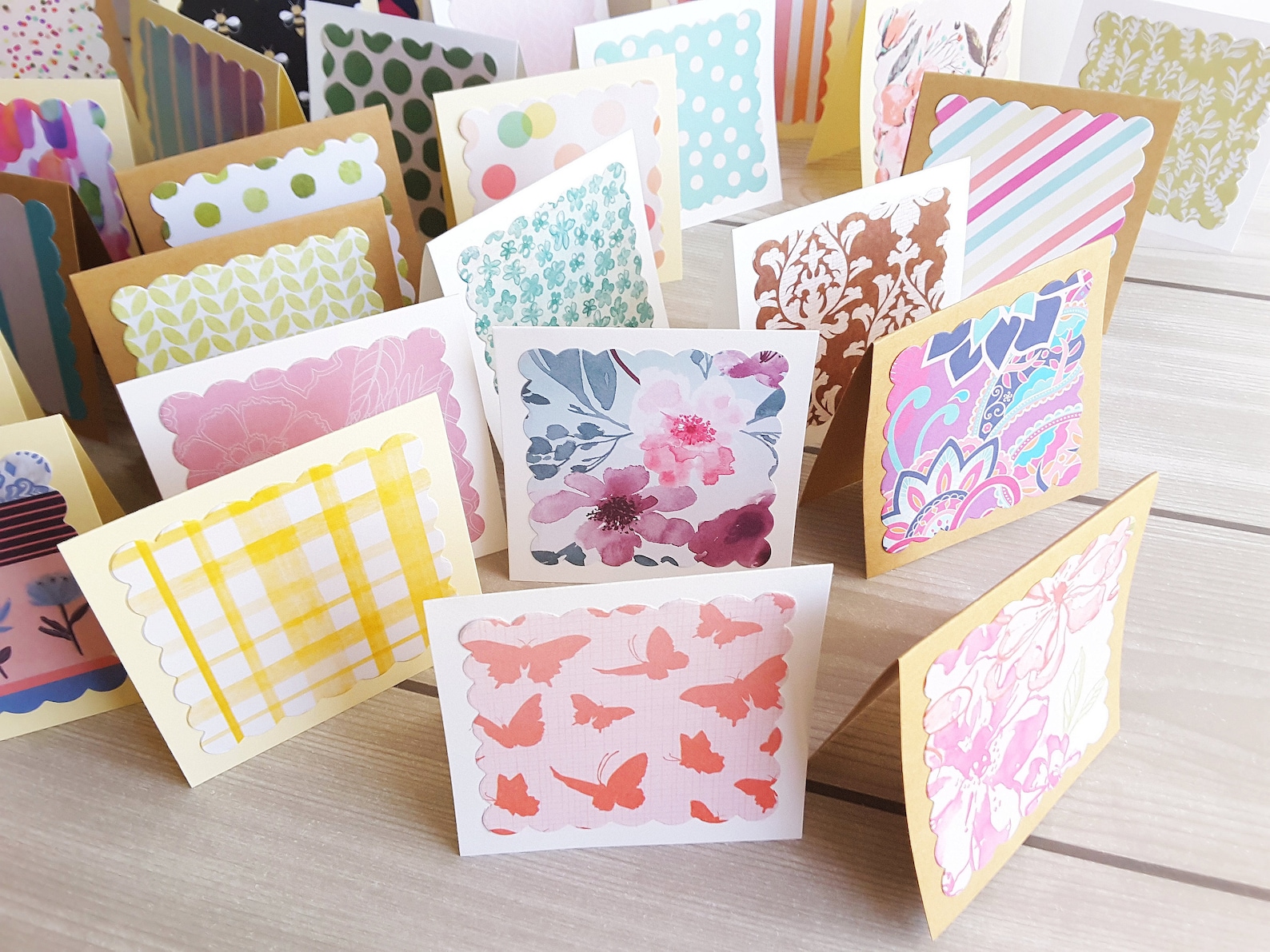3 X 3 Mini Note Cards / Blank Note Cards / Thank - Etsy