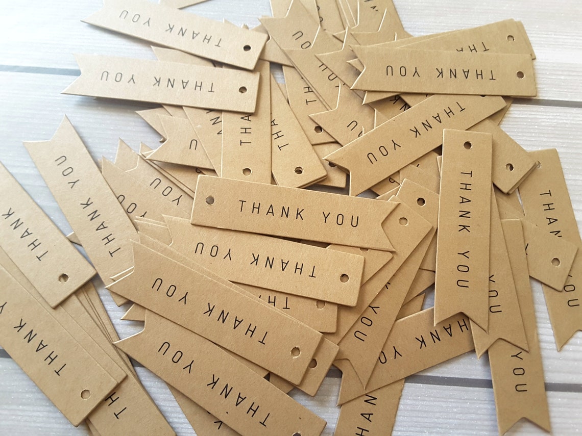 0.75 X 3 Banner Tags / Party Favors Tag / Hang - Etsy