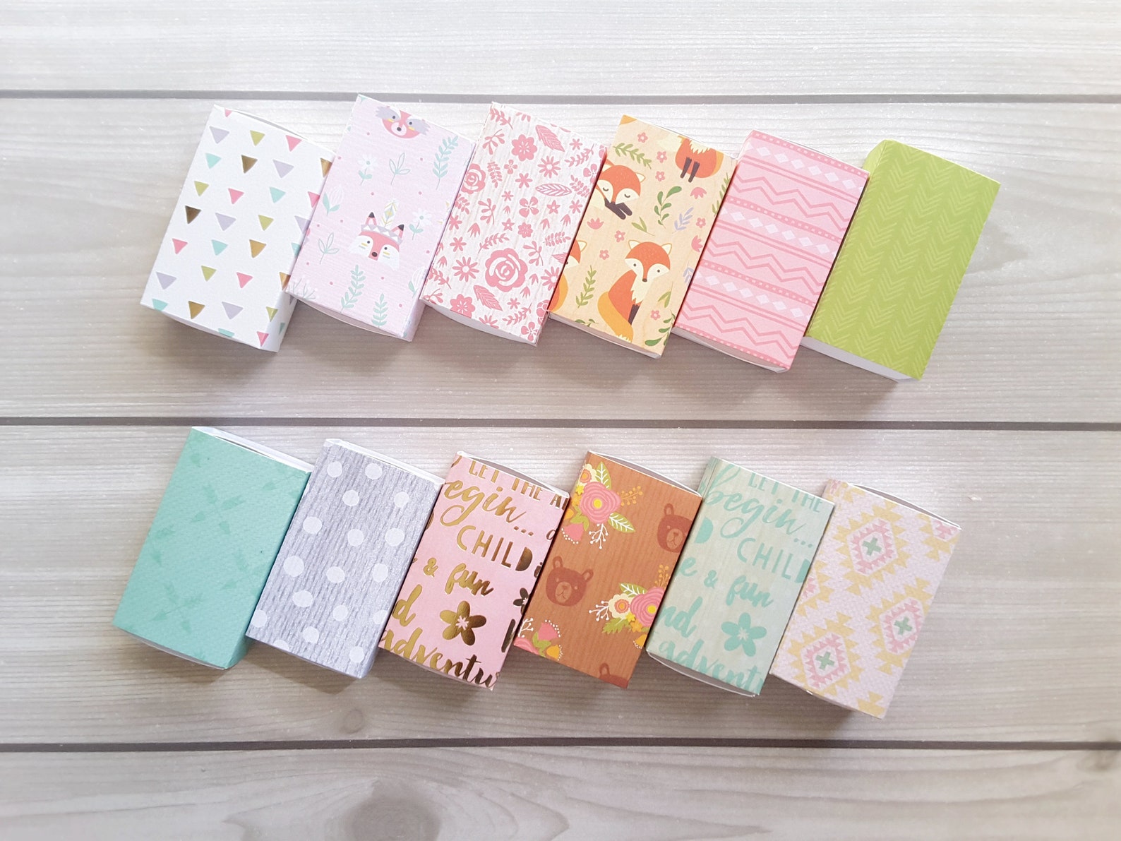 Slide Box/ Assorted Patterns Mini Boxes / Favor Box / Handmade - Etsy