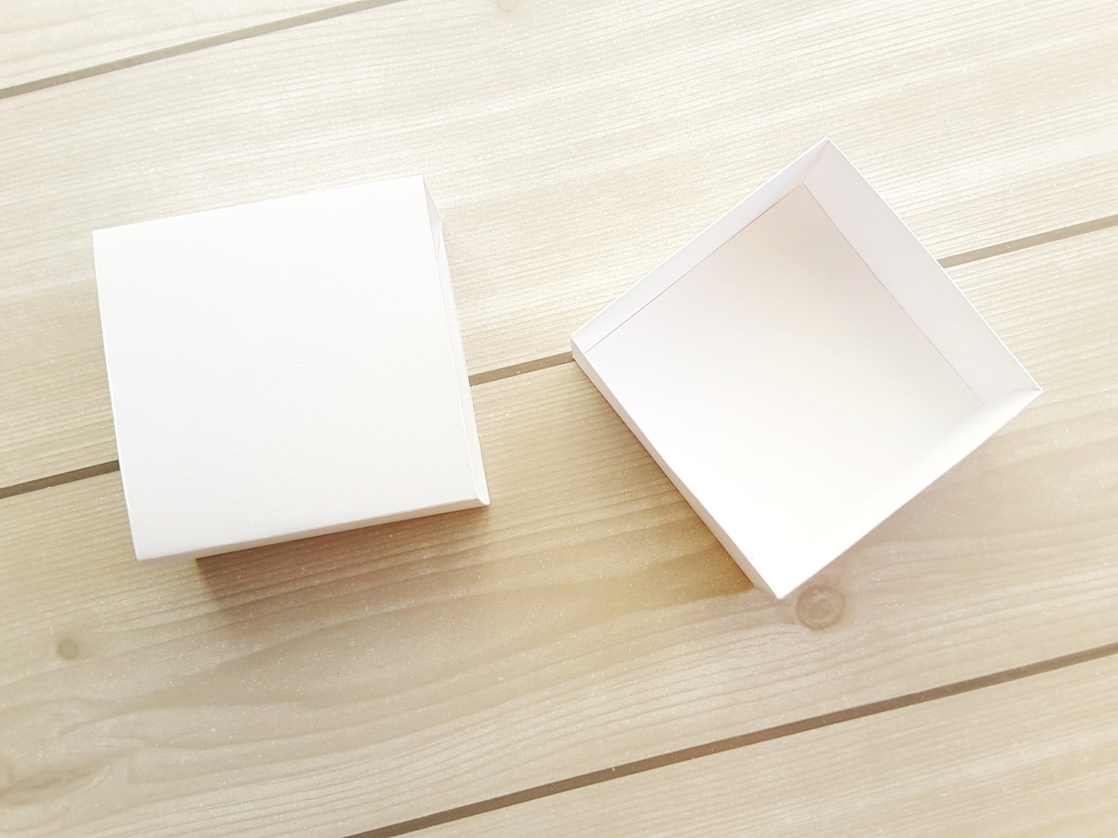 3 X 3 White Slide Box/ Mini White Boxes / Jewelry | Etsy
