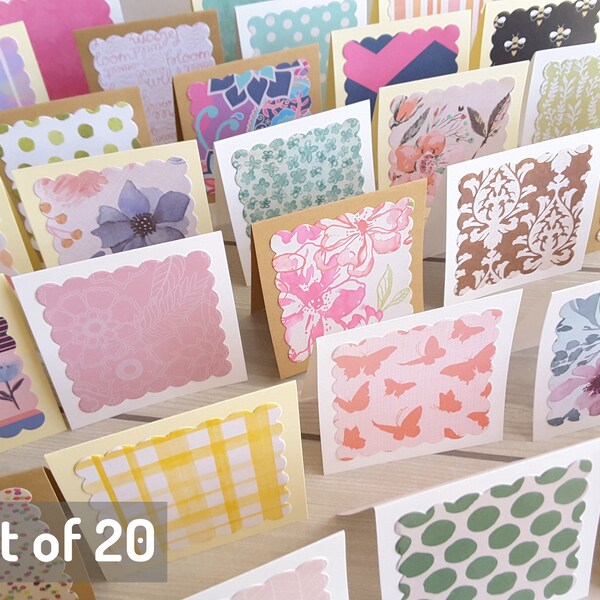 Mini Note Card Set - Etsy