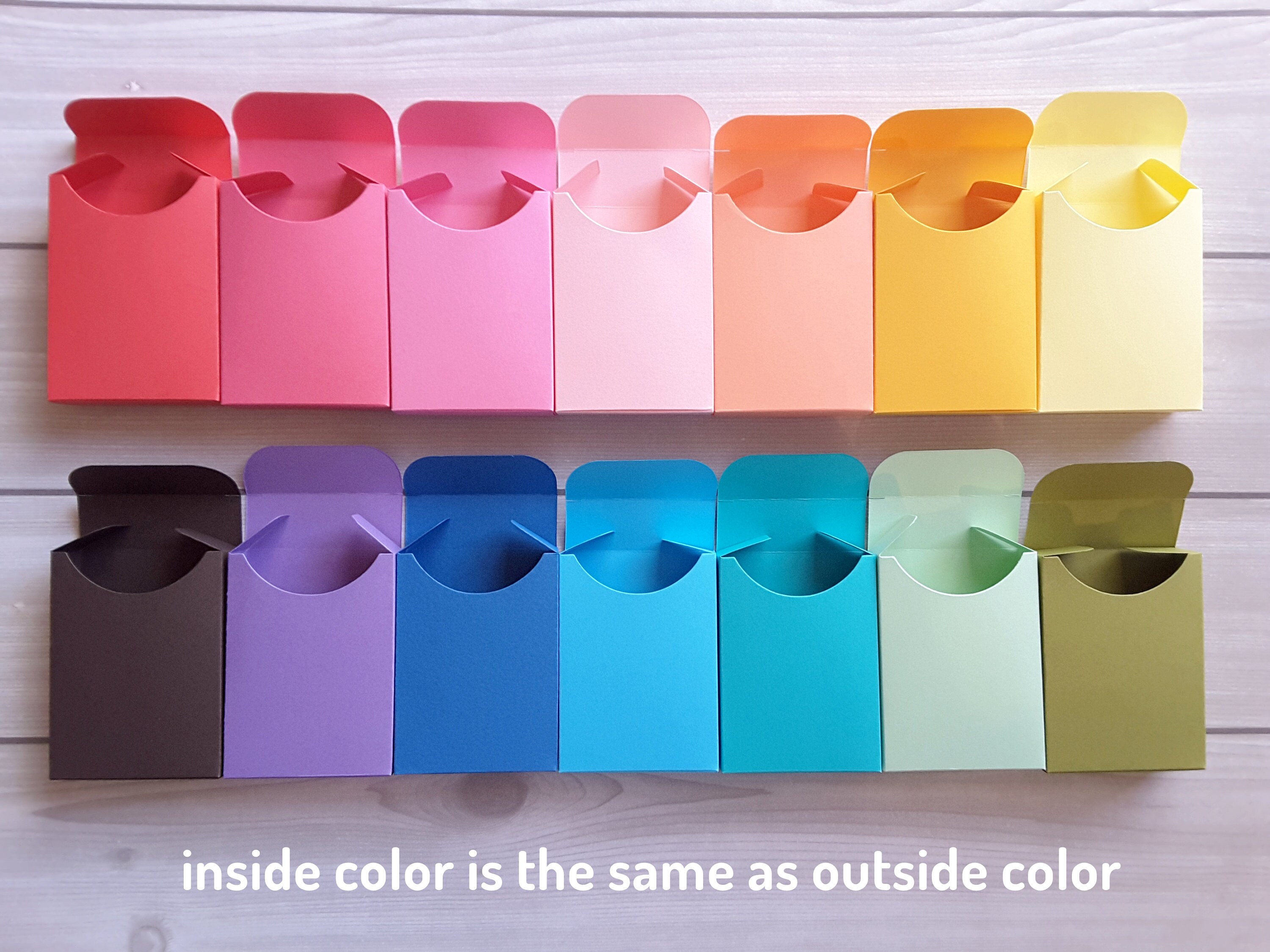 Colorful Crayon Boxes / Assorted Color Mini Boxes / Mini Favor | Etsy