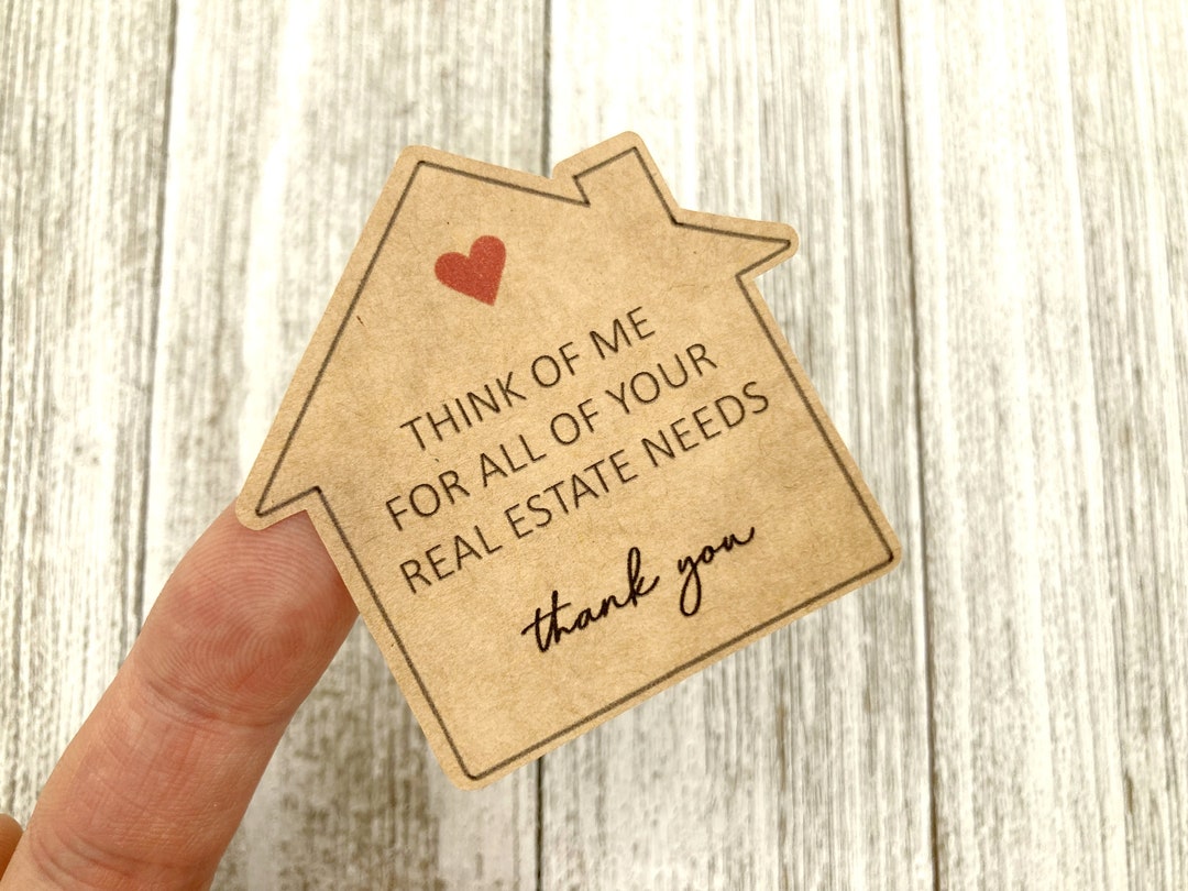 2"x 2" Customizable Real Estate Stickers for Envelope Seal, Realtor ...