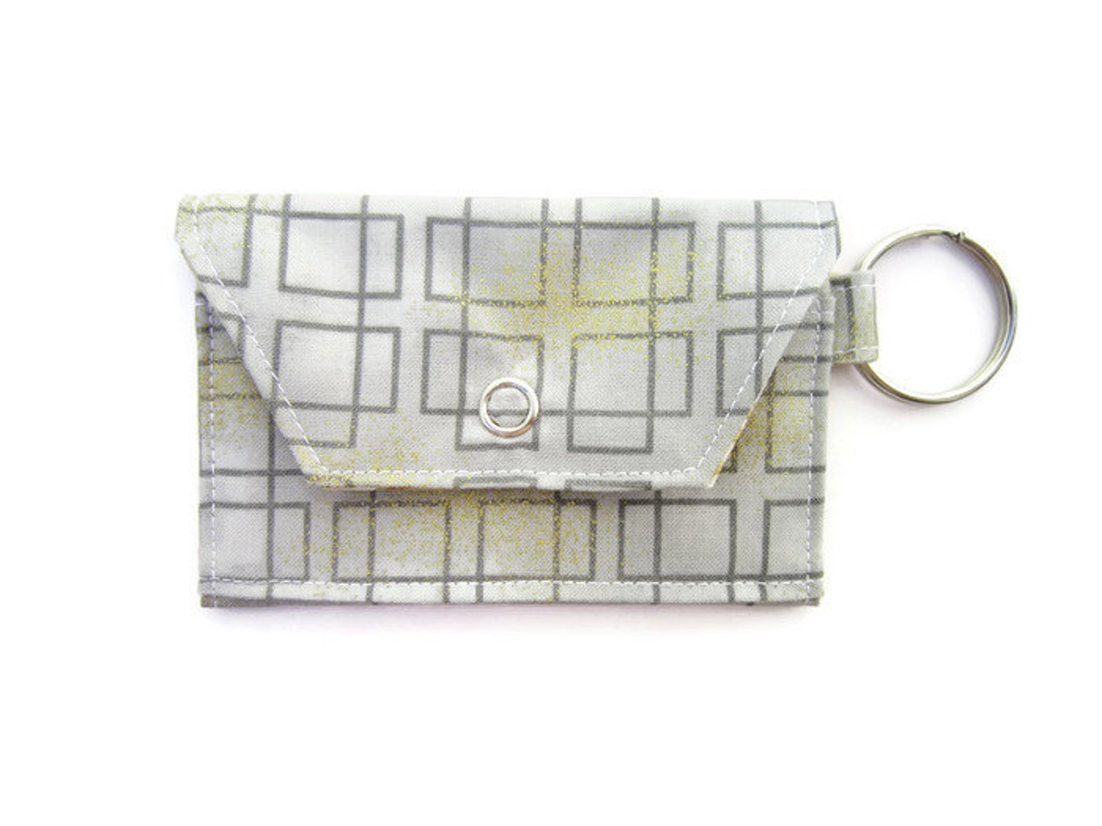 Mini Key Chain Wallet/ Simple ID Key Chain Pouch / Business | Etsy