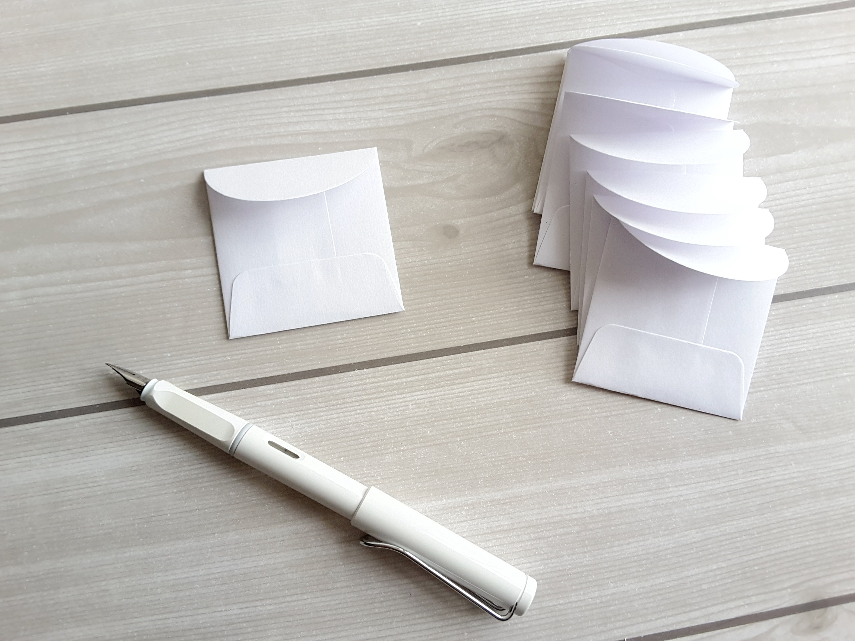 2.5 x 2.5 Inch White envelopes / Mini Square Envelope / | Etsy