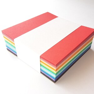 2x2 3x3 4x4 5x5 Inch Square Cards (no Hole)/ Colorful Flat Note Cards ...