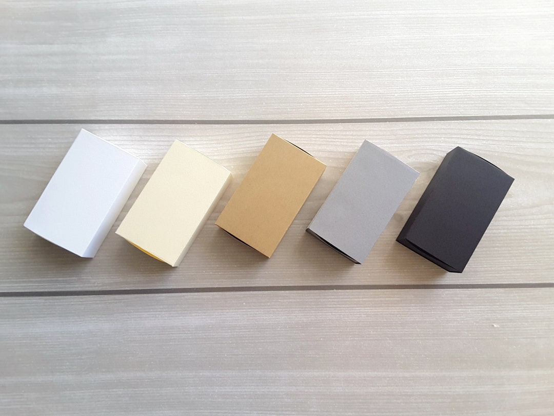 Neutral Color Sliding Boxes / Mini Plain Box/ Favor Box / Mini Gift Box ...