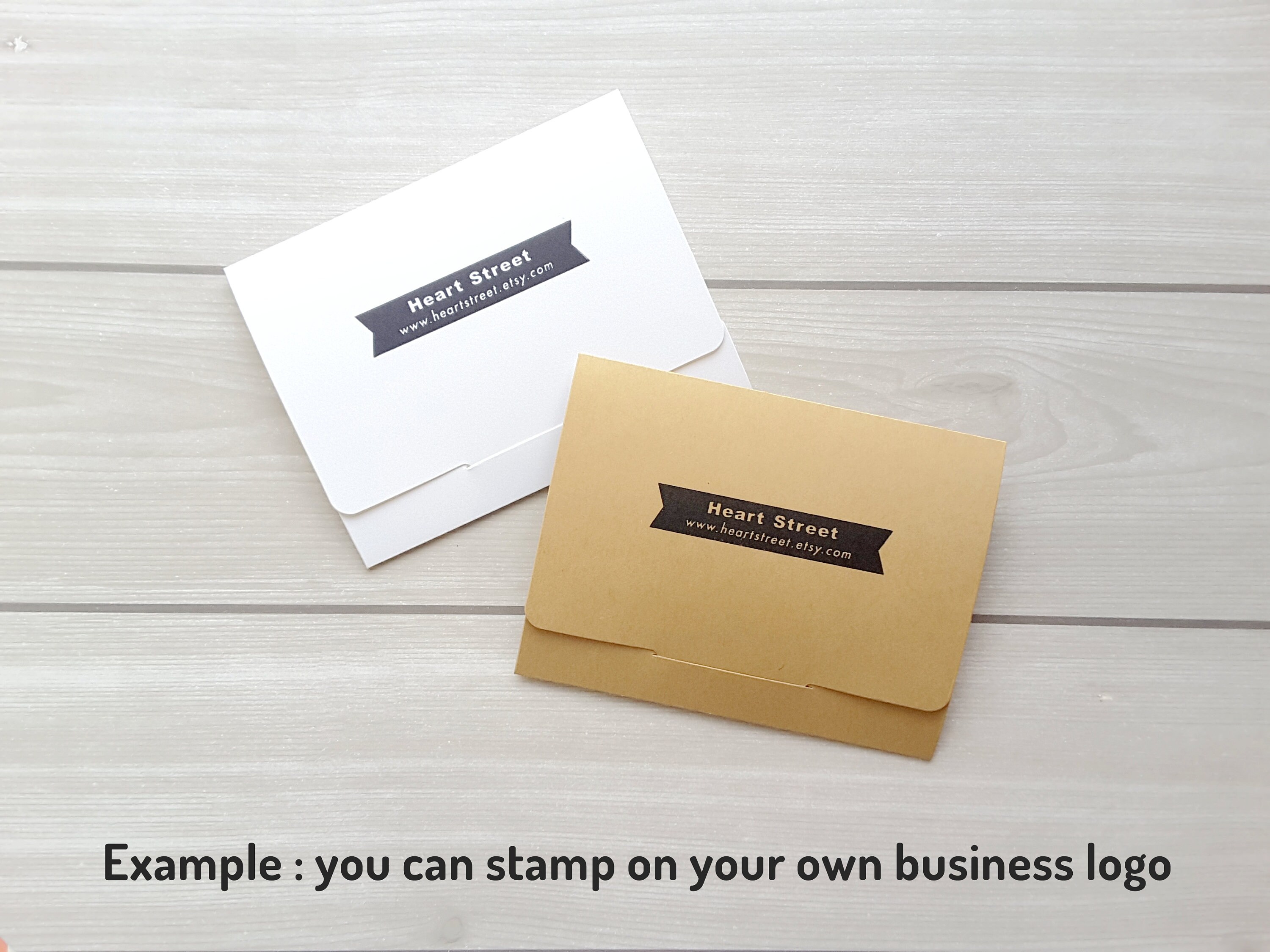 A2 card size gift card holder/ Kraft/ Cream/ Fold card gift | Etsy