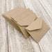 TINY Recycle Kraft Envelopes/ Mini Kraft Envelope/ Little Love Note ...