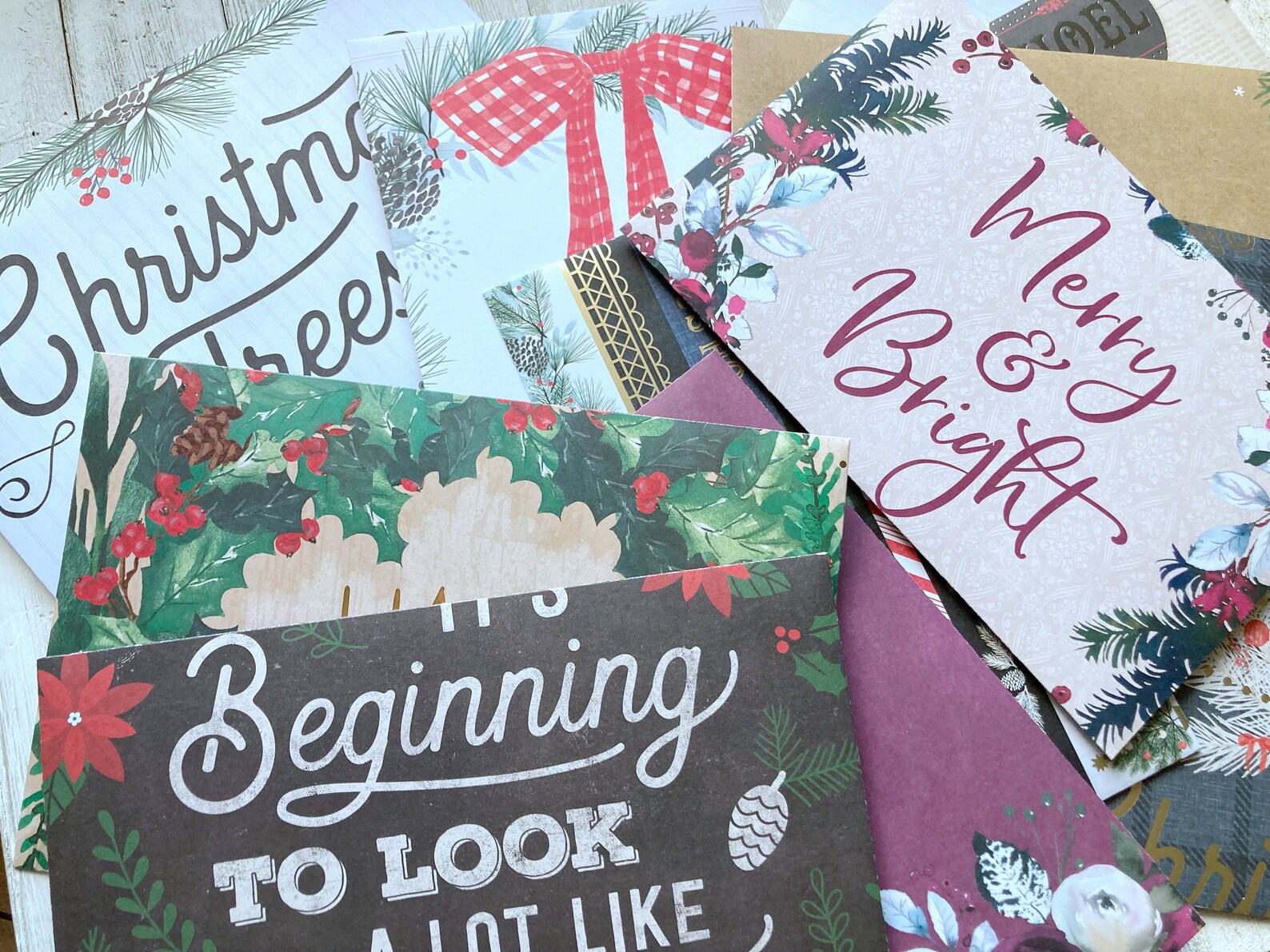 A9 Envelopes / RANDOM Assorted Patterns Large Holiday | Etsy