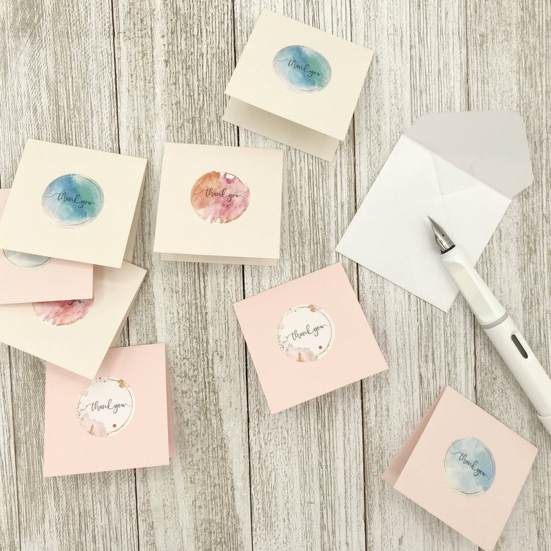 Thank You Card Mini - Etsy