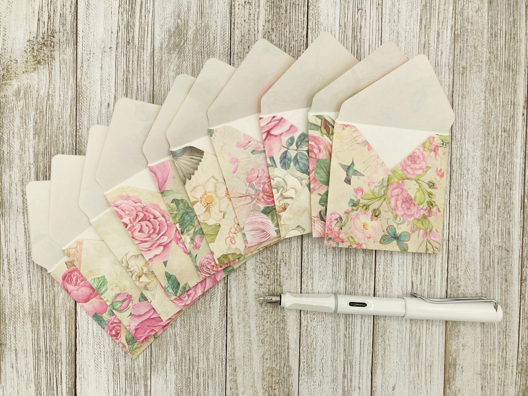 3.25 Square Envelope / Mini Envelope With Inserts / Small Square ...