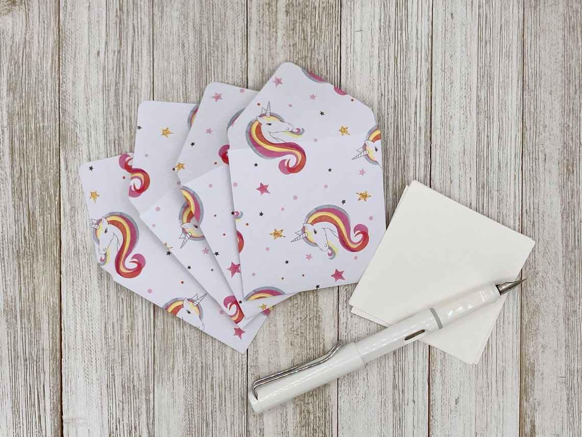 3.25 Square Envelope / Mini Envelope With Inserts / - Etsy