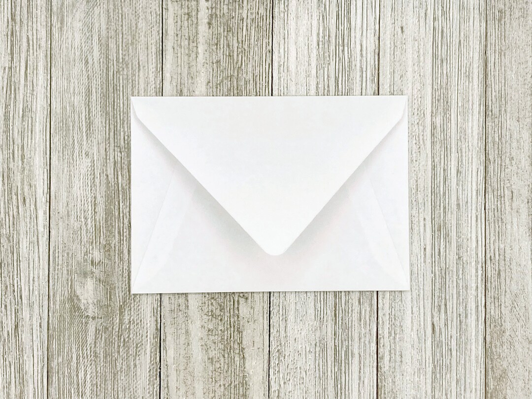 4 Bar White Envelopes/ Small White Envelopes / Fit 4 7/8 X 3 1/2 ...