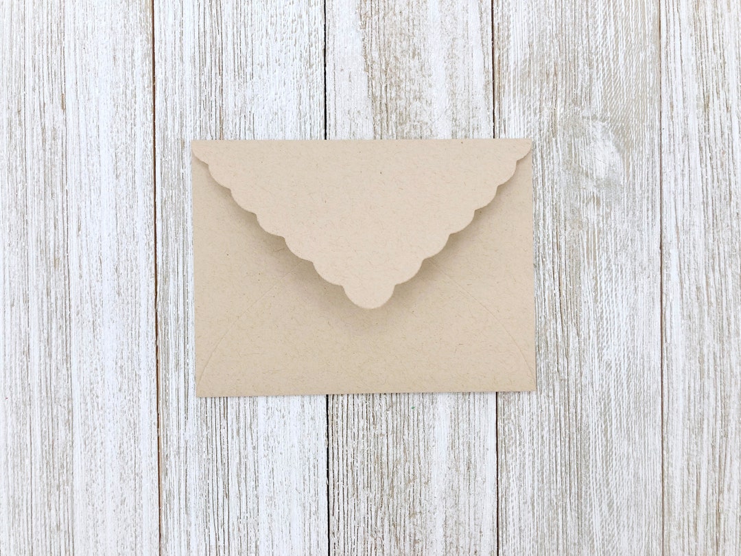 4 W X 3 H Kraft Envelopes for Business Card and Gift Card Holder ...