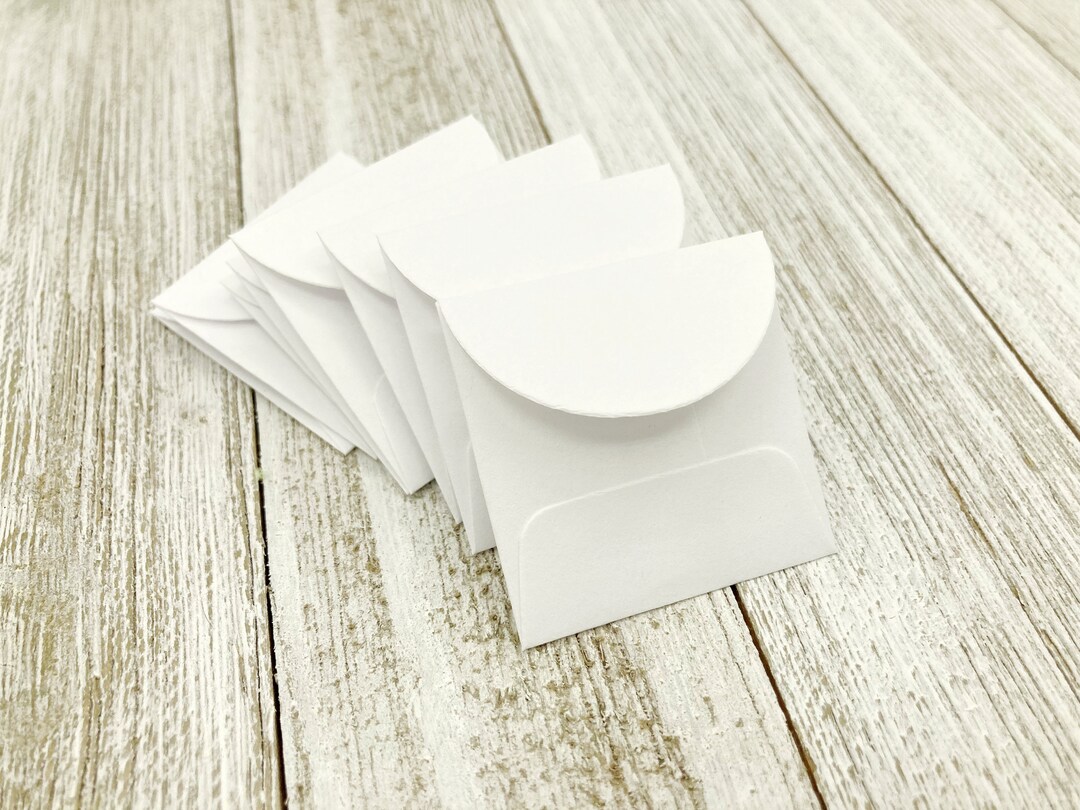 Bulk TINY White Square Envelopes/ Mini White Envelope/ Little Love Note ...