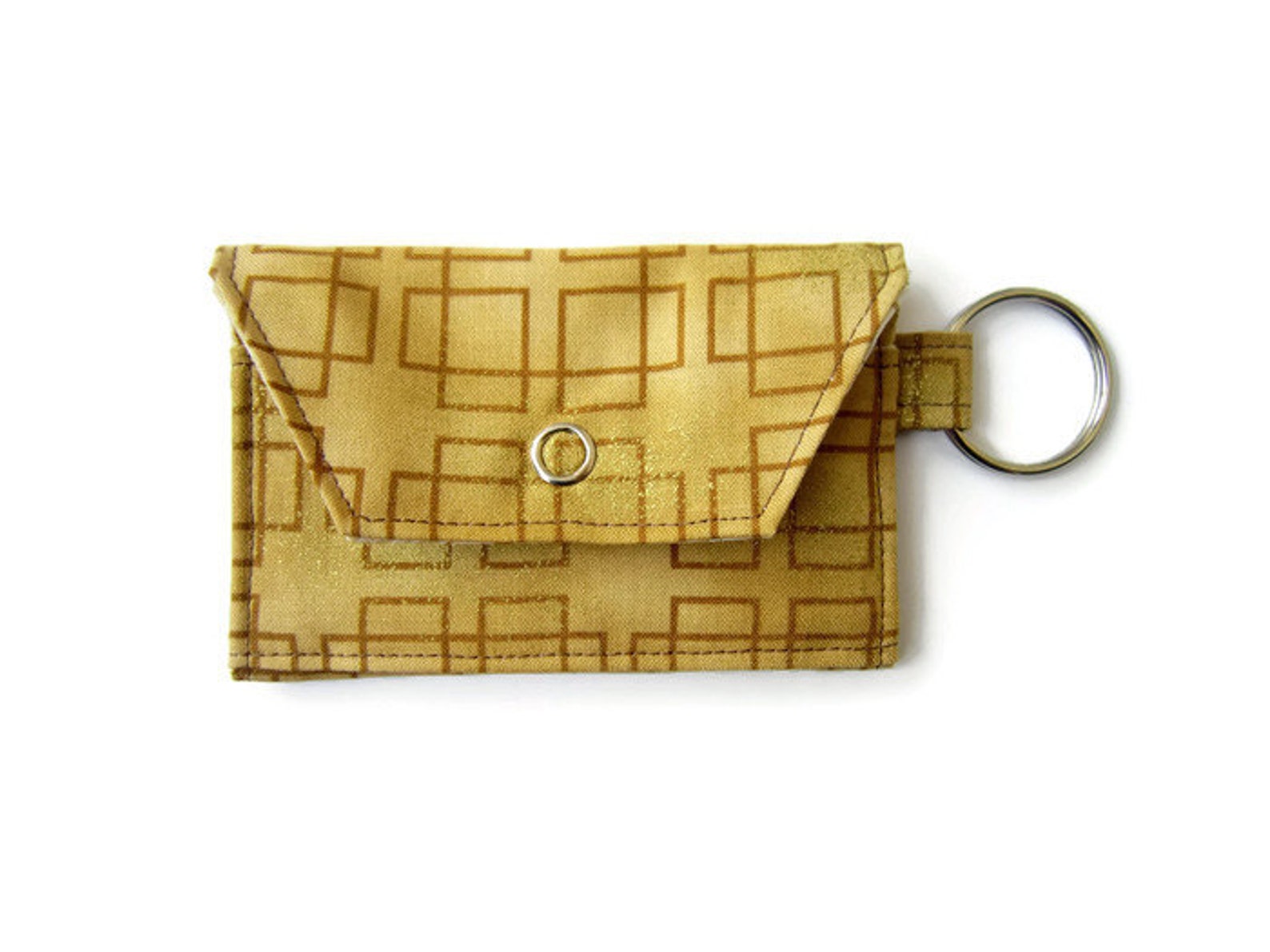 Mini Key Chain Wallet/ Simple ID Key Chain Pouch / Business - Etsy