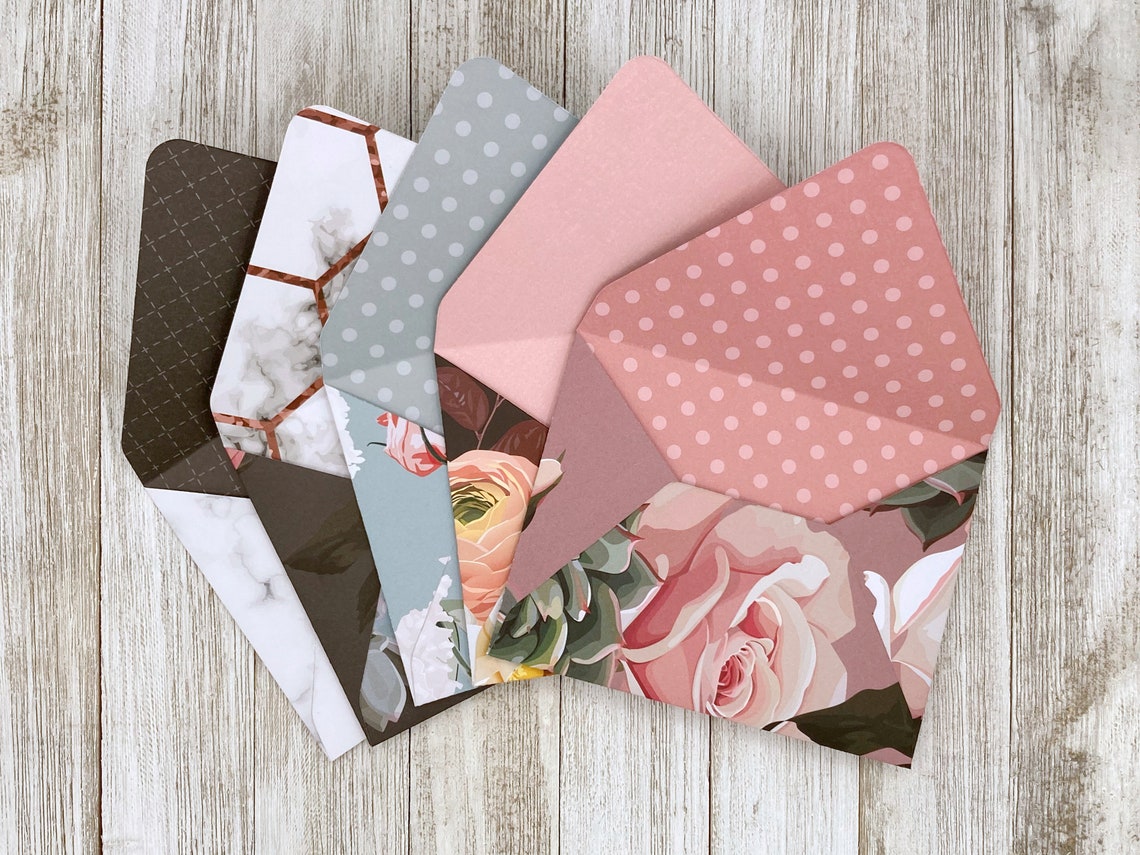 A2 Double Sided Envelopes /decorative Stationery / Penpal Gift - Etsy