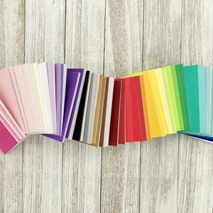 2 X3 Rainbow Solid Color Covers Mini Notebook/ Tiny Notepads / Slim ...