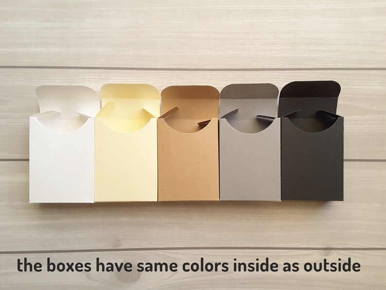 Neutral Colors Crayon Boxes / Mini Favor Box/ Wedding Favor | Etsy