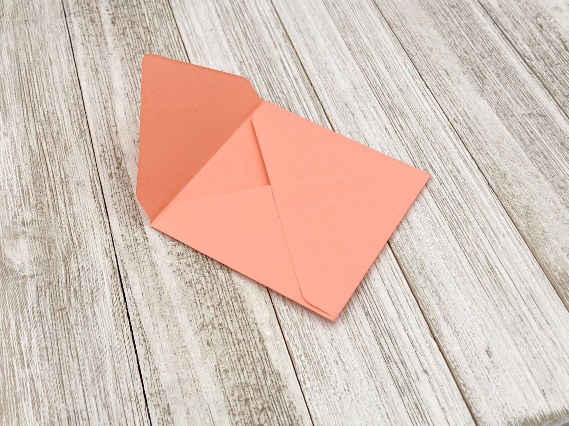 2x2 3x3 4x4 5x5 card envelopes/ Coral Pink / Square Envelope/ | Etsy